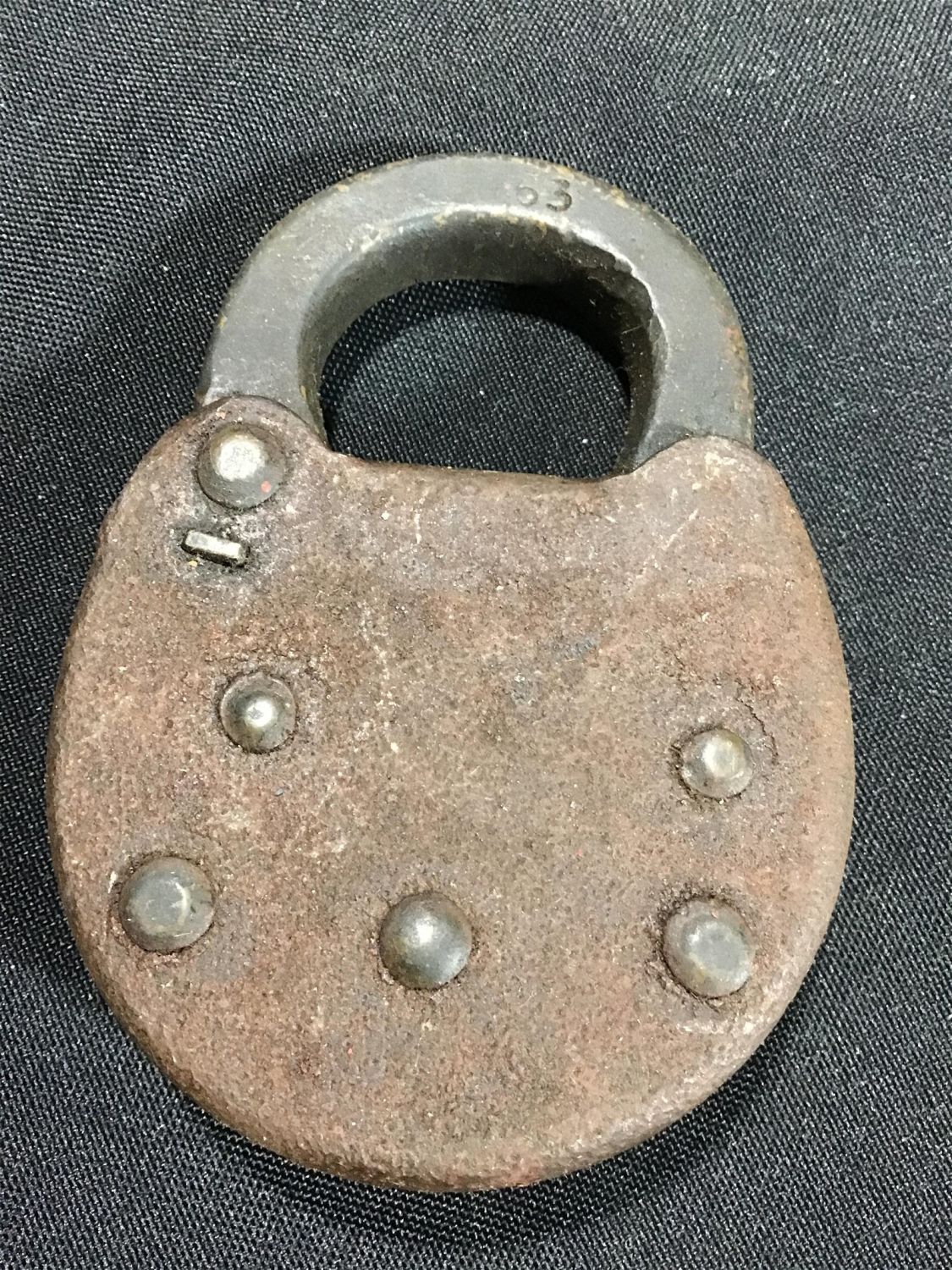 Lot 41 - Vintage P R R Padlock . | The Lodge Auction House