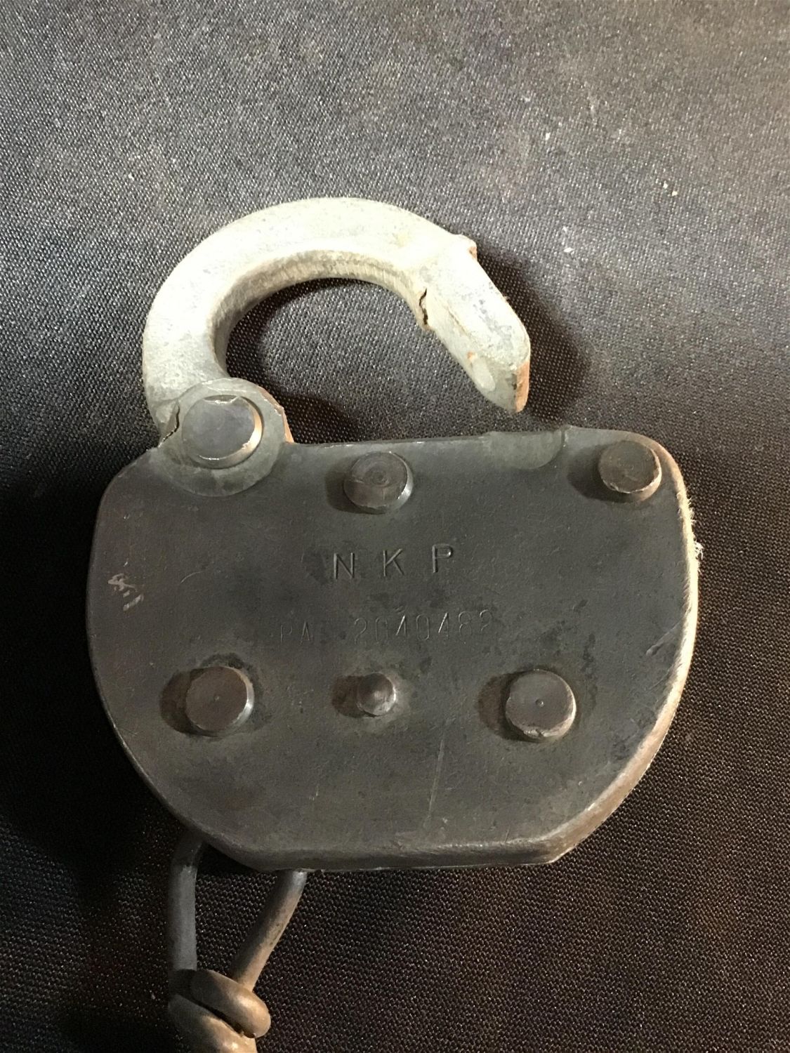 Lot 94 - N K P Padlock . | The Lodge Auction House