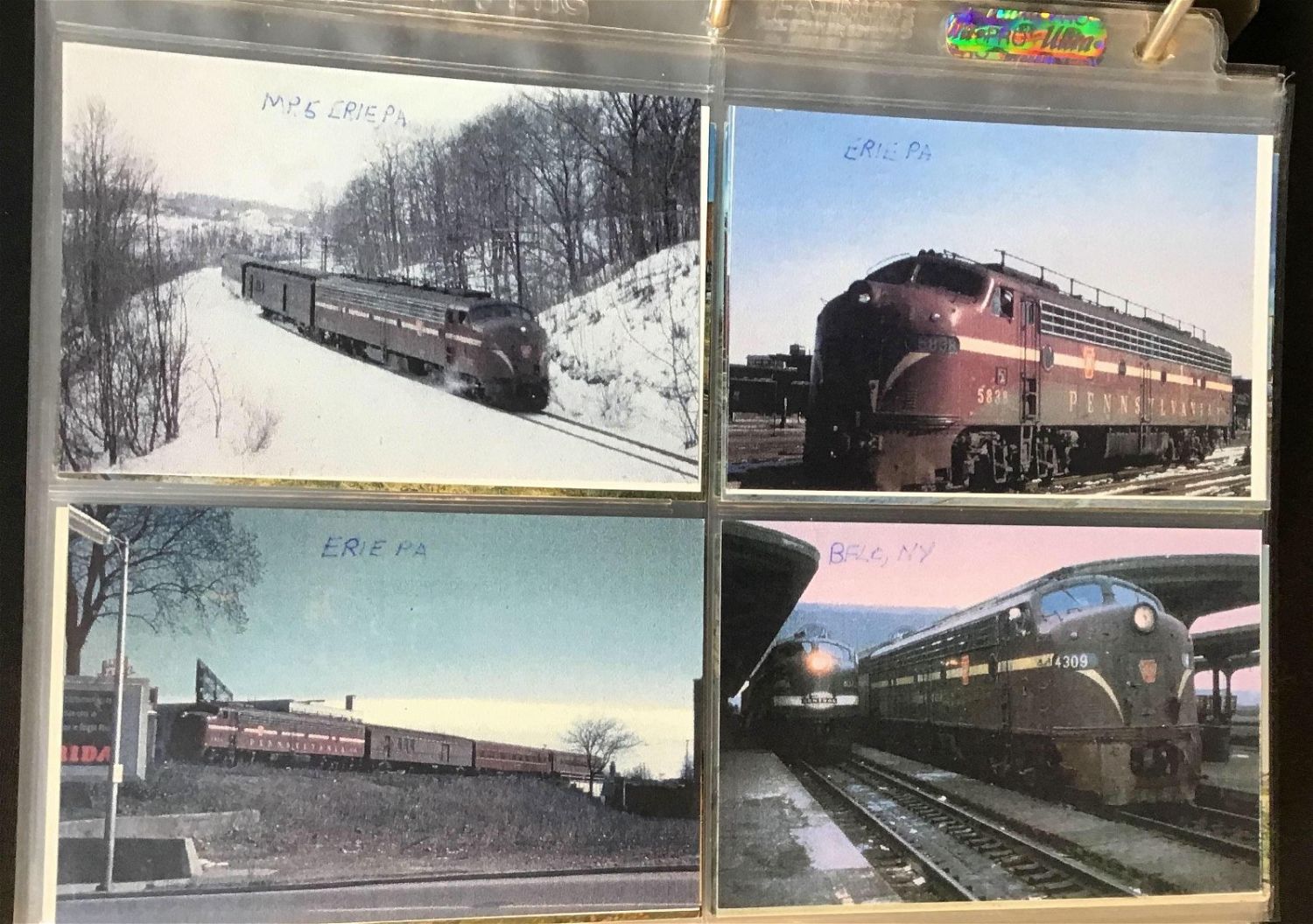 Lot 177 - Vintage Railroad Diesel Postcards Collection (130+ pages ...
