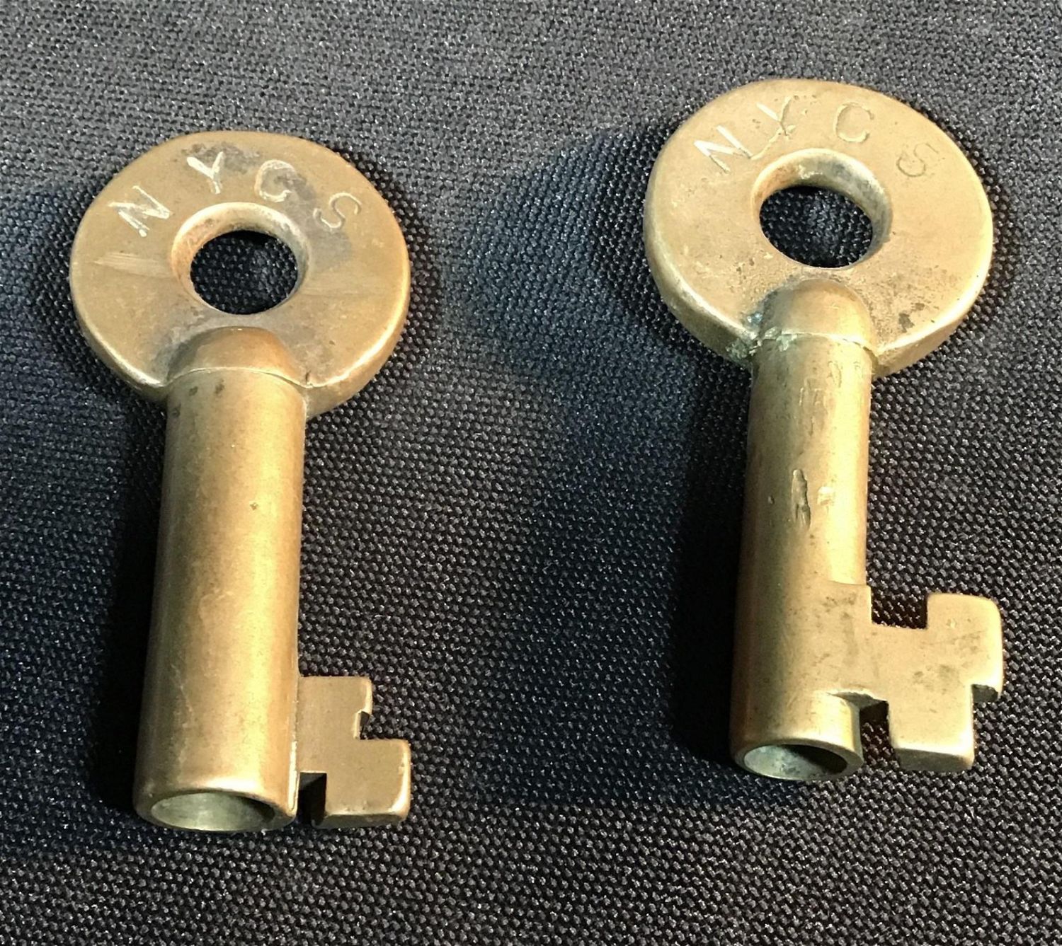 Lot 178 - N Y C S Railroad Keys (2) . | The Lodge Auction House