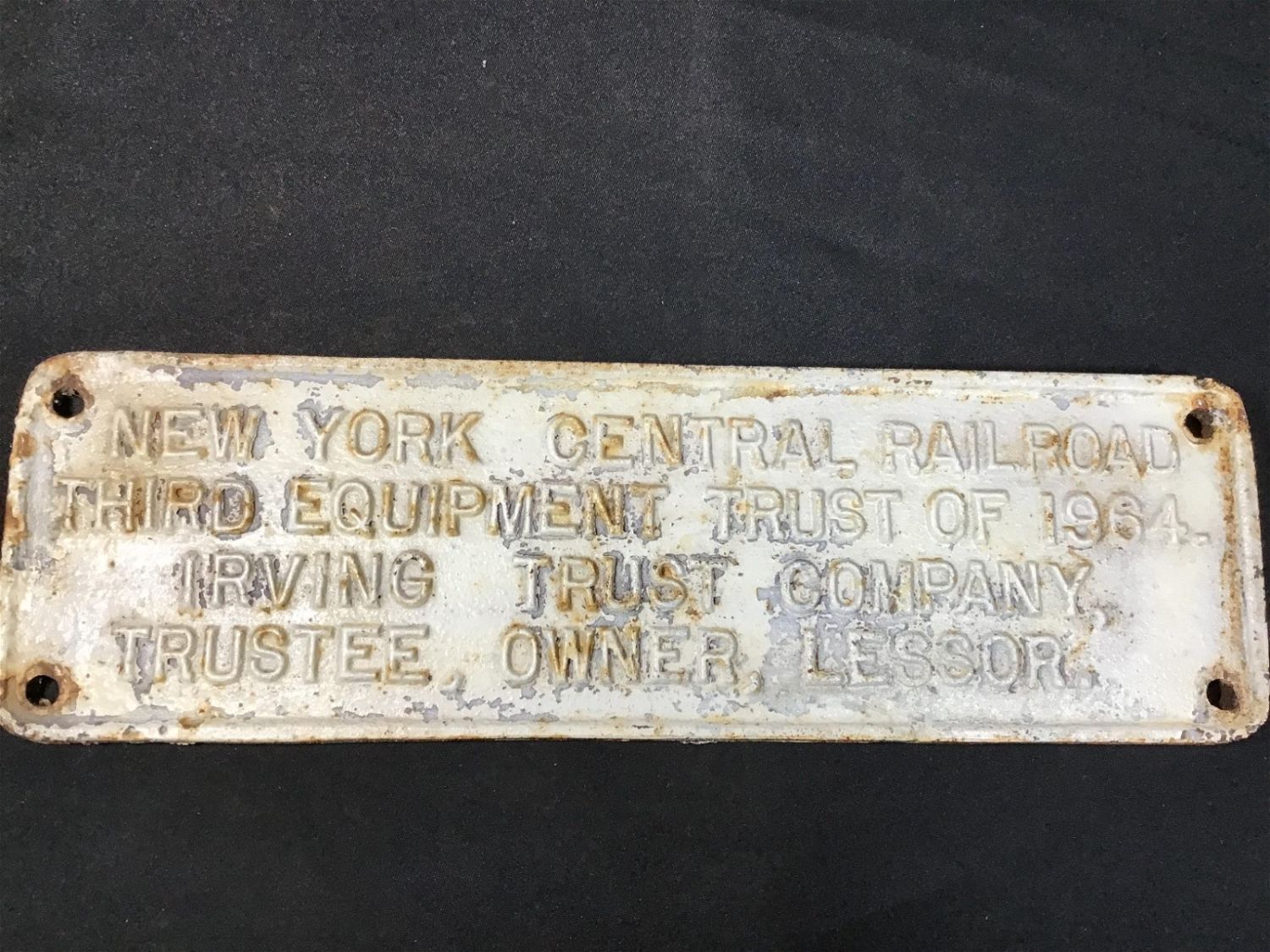 Lot 236 - Vintage New York Central Railroad 1964 Irving Trust Company ...