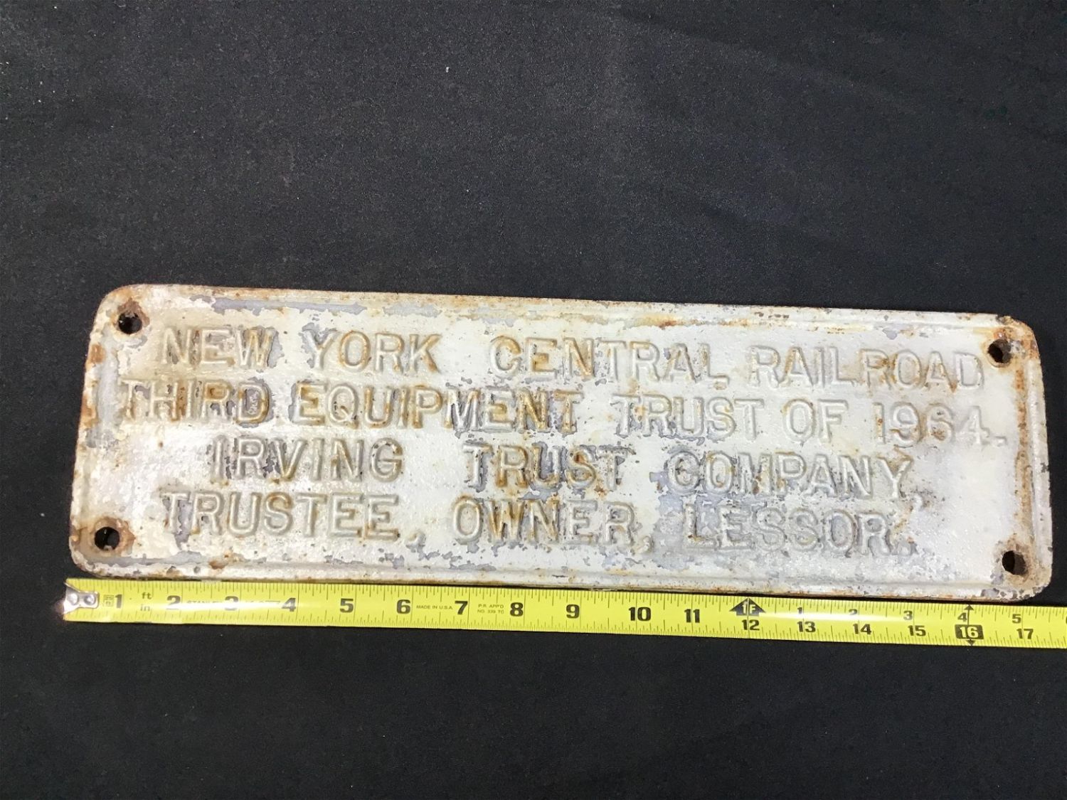 Lot 236 - Vintage New York Central Railroad 1964 Irving Trust Company ...