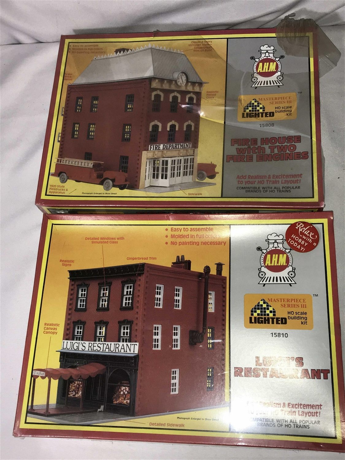 Lot 201 - Train Set Building Accessories Fire House and Luigiâ€™s ...
