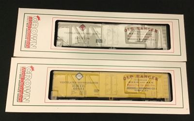 Lot 23 - Crown Model Decorators O Scale Erie Railroad Old Ranger Beer ...