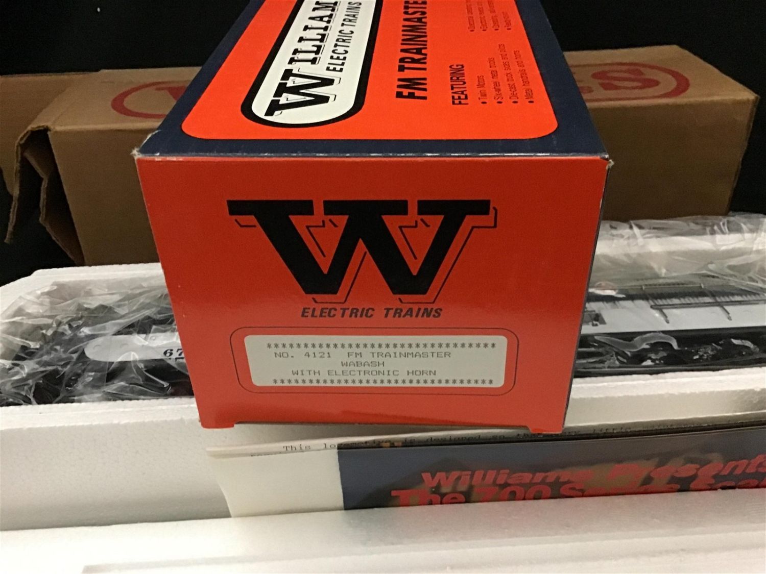 Lot 25 – Williams Electric Trains FM Trainmaster Wabash with Electric ...