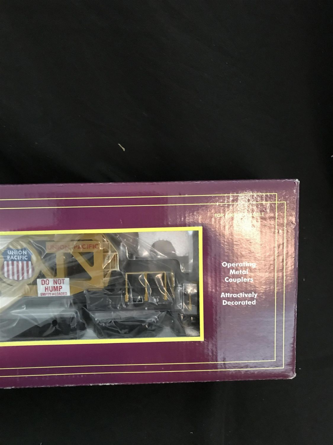 Lot 29 - MTH Electric Trains Union Pacific 40020 Schnabel Flatcar 20 ...
