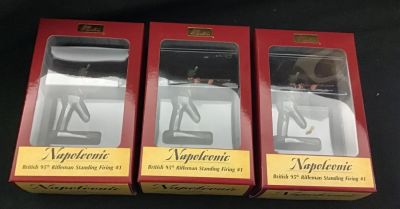 Lot 189 - W Britain Napoleonic British 95th Rifleman Standing Firing ...