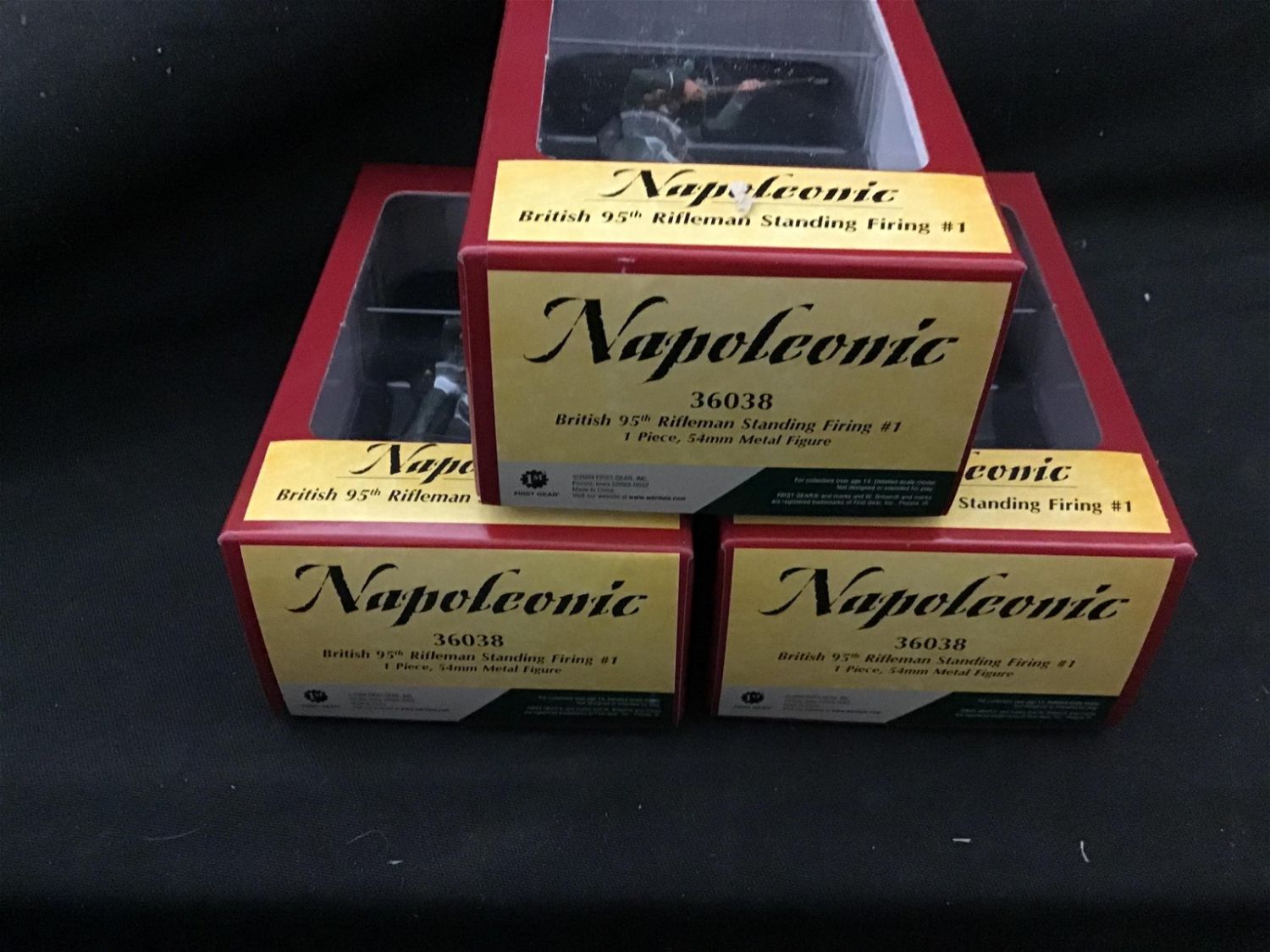 Lot 189 – W Britain Napoleonic British 95th Rifleman Standing Firing ...