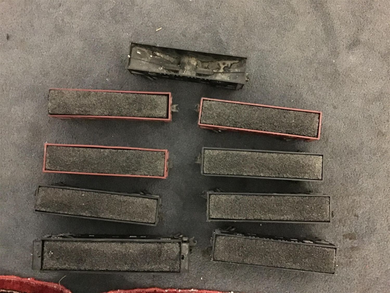 Lot 200 – Vintage Lionel 6456 Lehigh Valley Hopper Lot of 9 , 8 with ...