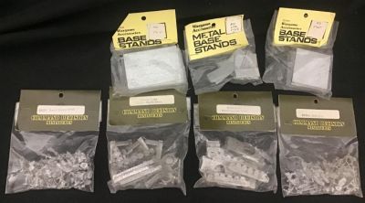 Lot 227 - Command Decision Miniatures WWII Lot of 7 54mm & Metal Bases ...