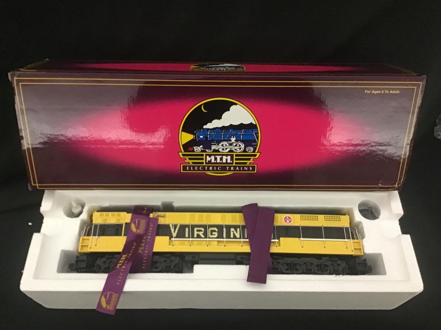 Lot 243 - MTH FM Trainmaster Diesel Virginian Locomotive Engine 2324 20 ...