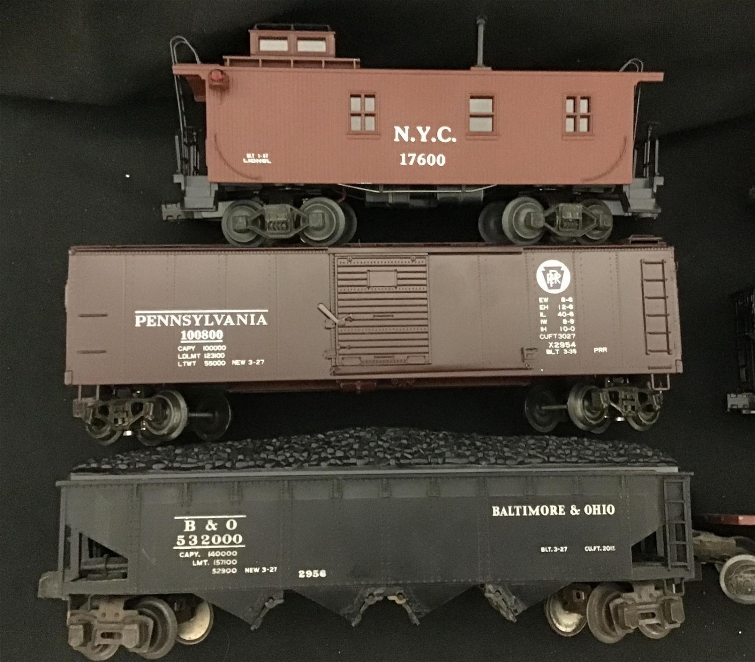 Lot 292 - Lionel Williams O Scale Assorted Rolling Stock Lot CP Rail 9703 Norfolk Central 14777 ...