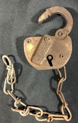 Lot 13 - Railroad Padlock . | The Lodge Auction House