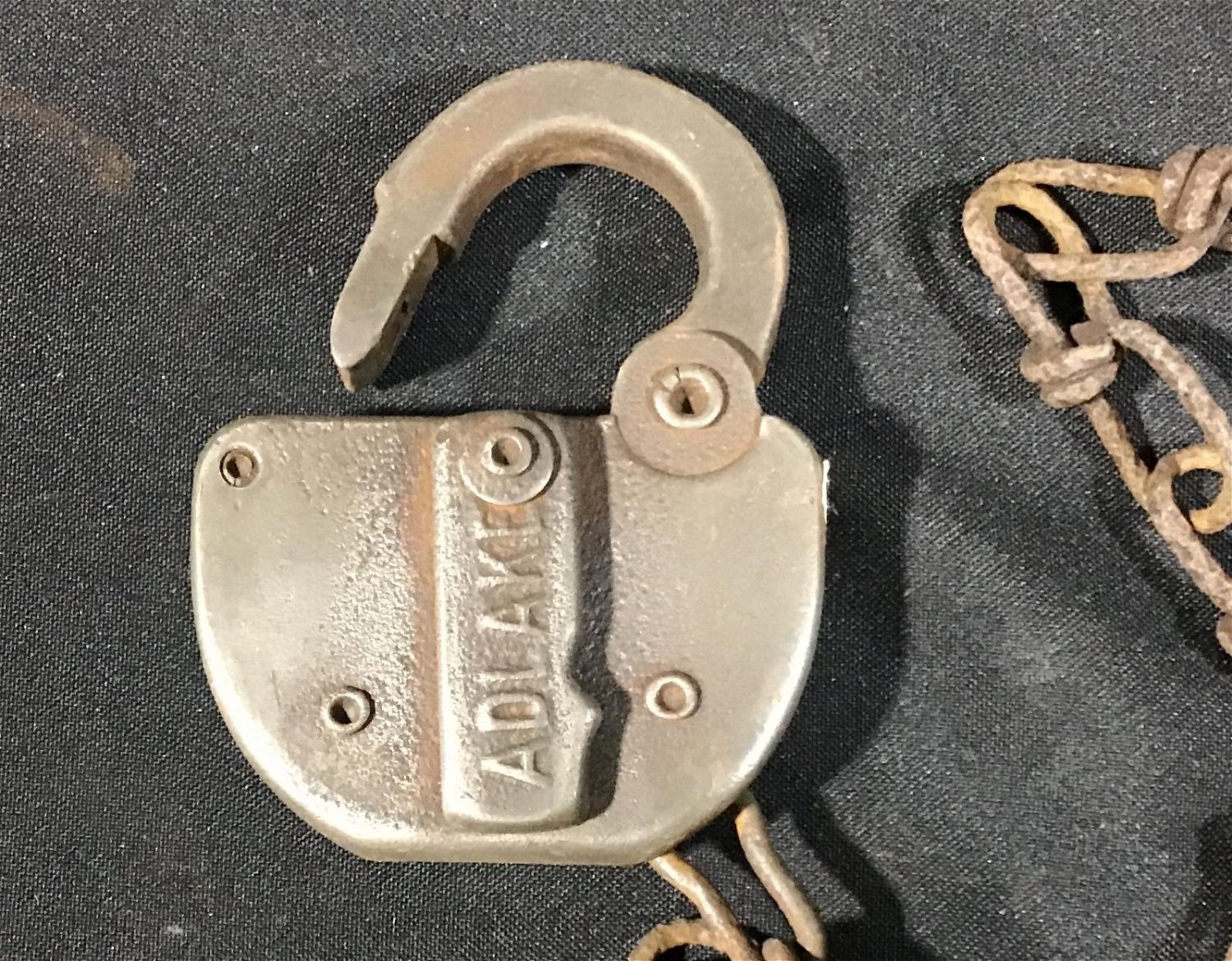 Lot 37 - Erie Railroad Padlock . | The Lodge Auction House