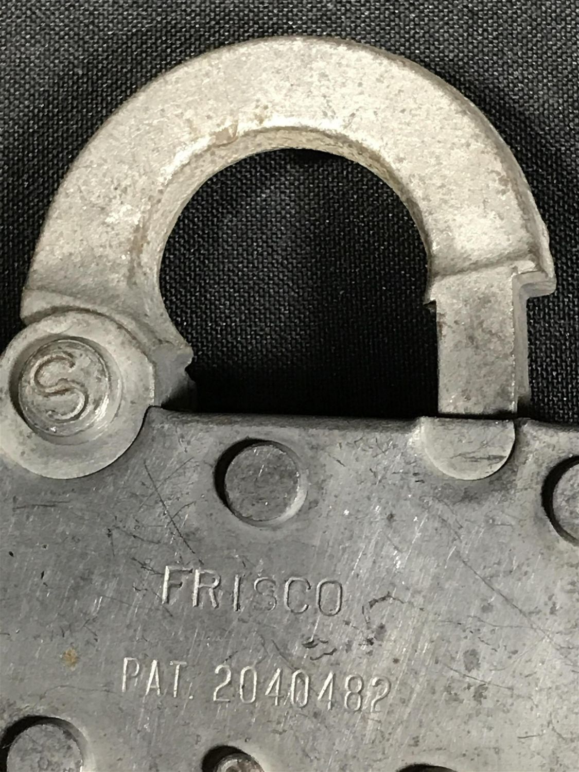 Lot 63 - Frisco Railroad Padlock . | The Lodge Auction House