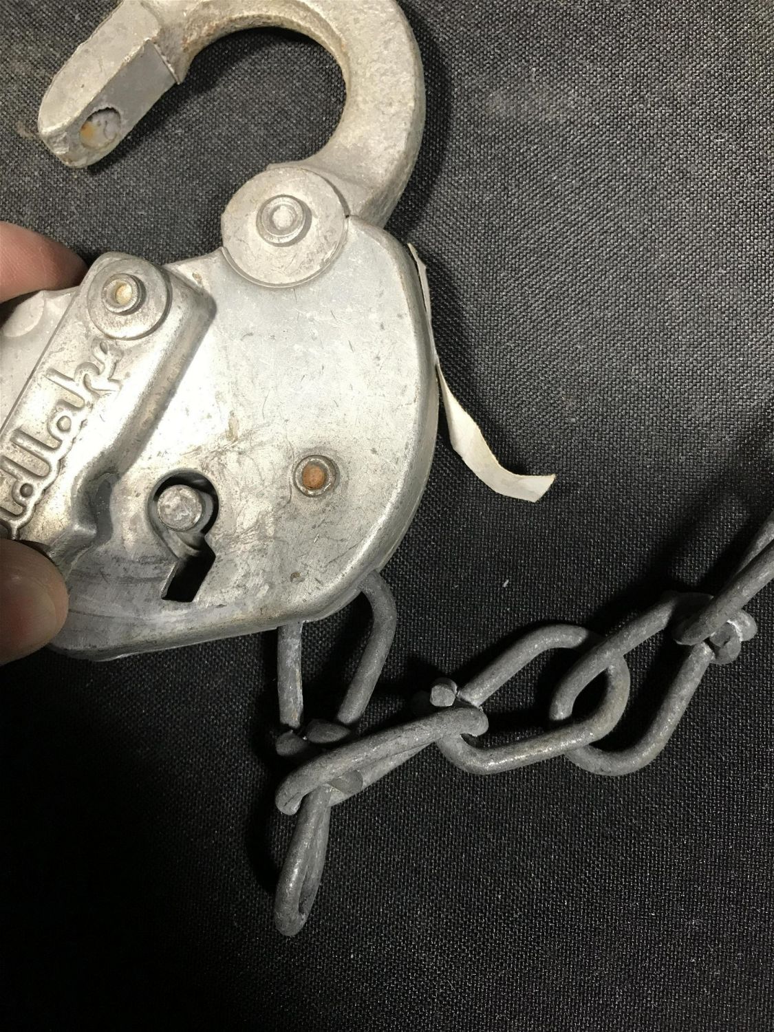 Lot 63 - Frisco Railroad Padlock . | The Lodge Auction House
