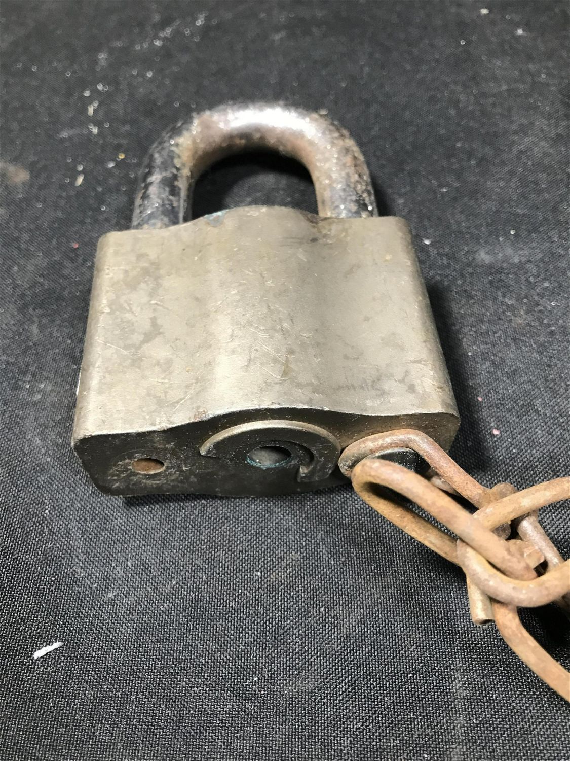 Lot 79 - Conrail Labeled Railroad Padlock . | The Lodge Auction House