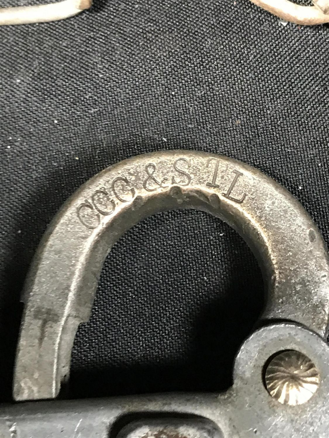 Lot 80 - CCC & STL Padlock Cleveland, Cincinnati, Chicago and St. Louis ...