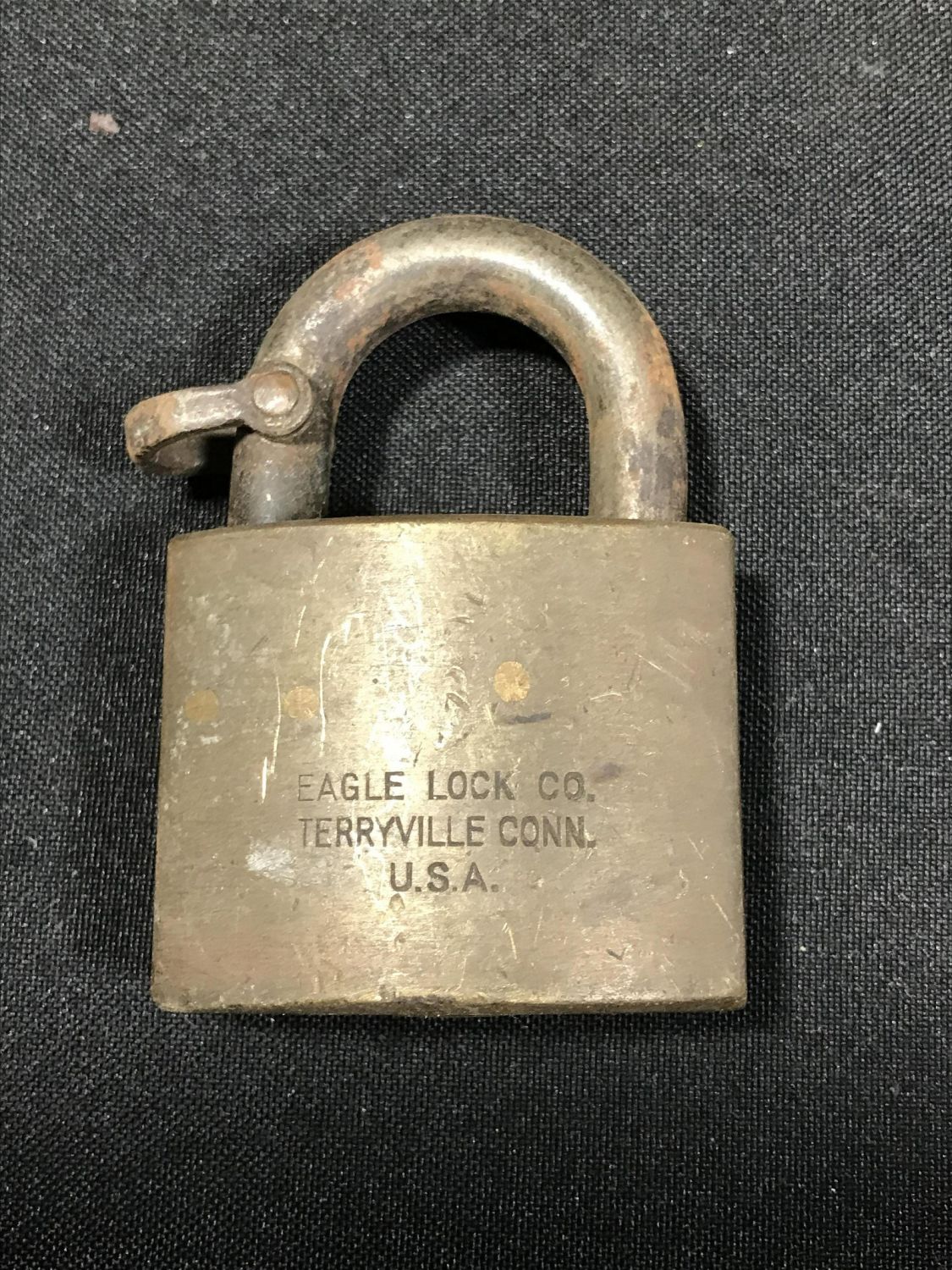 Lot 105 - Eagle Lock Co Padlock . | The Lodge Auction House
