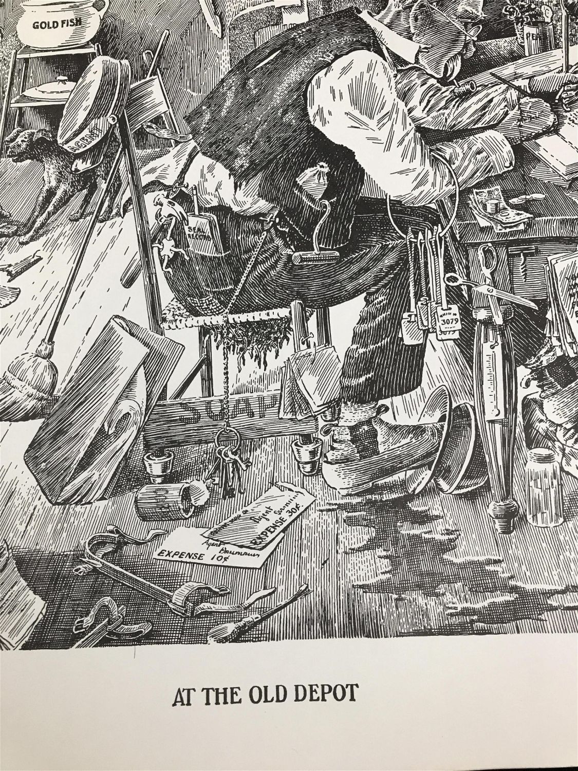 Lot 142 - Signed Poster Key Lock & Lantern Measures 22x17 inches | The ...