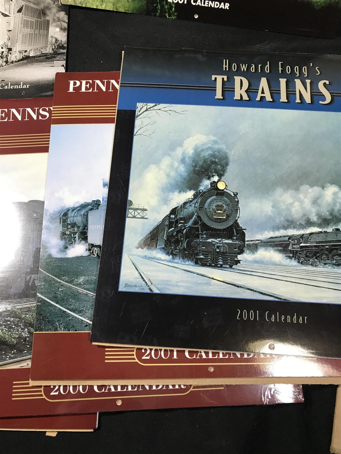 Lot 150 - Train Calendars 1997-2001 . | The Lodge Auction House