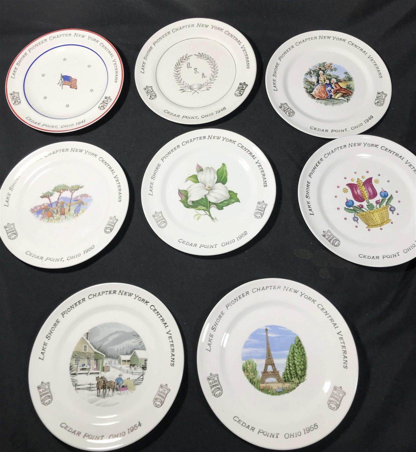 Lot 158 - Limoges Late Collection 1941-1955 8 total Each plate ...
