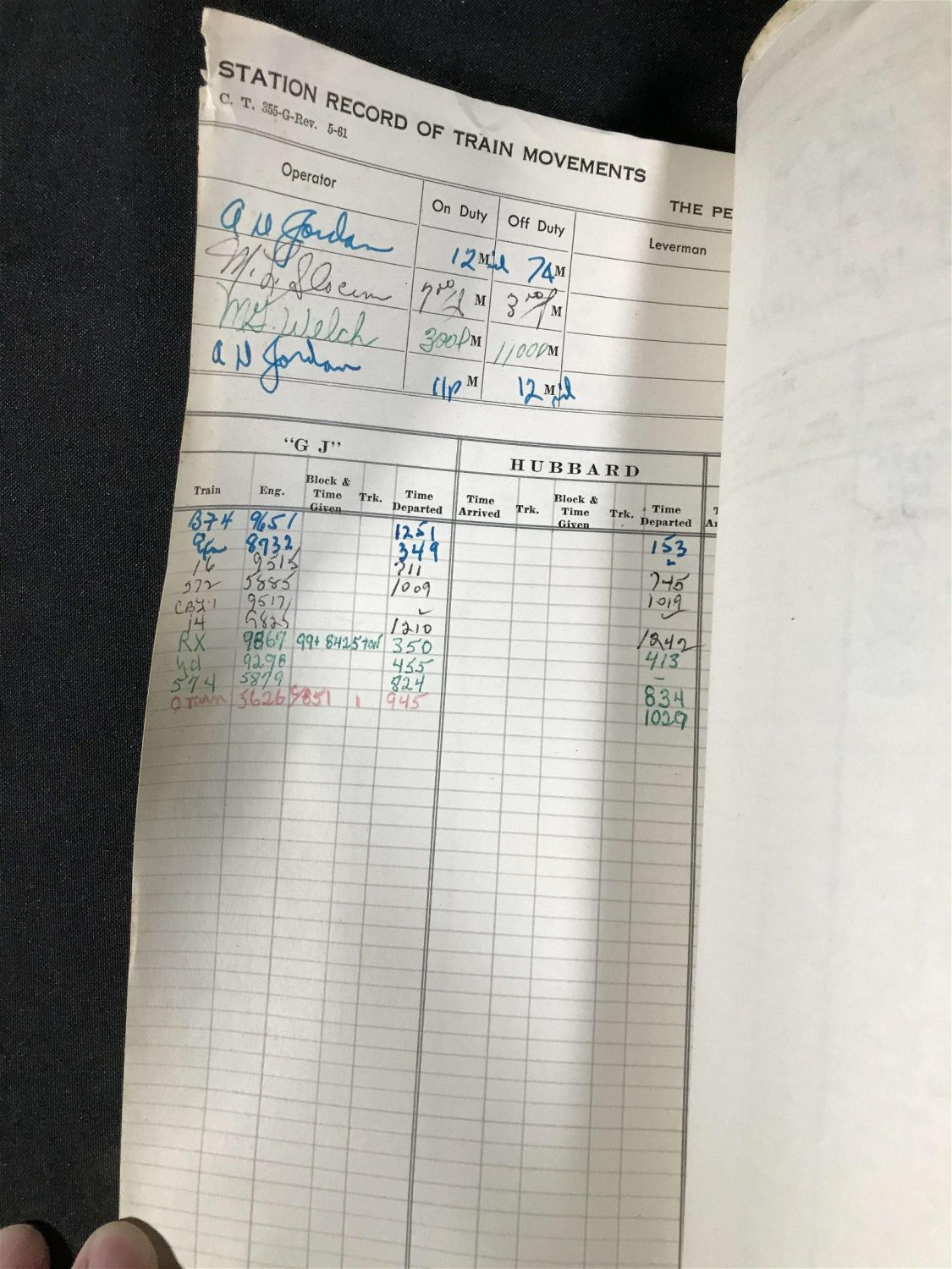 Lot 223 - Train Record Sheets Collection . | The Lodge Auction House