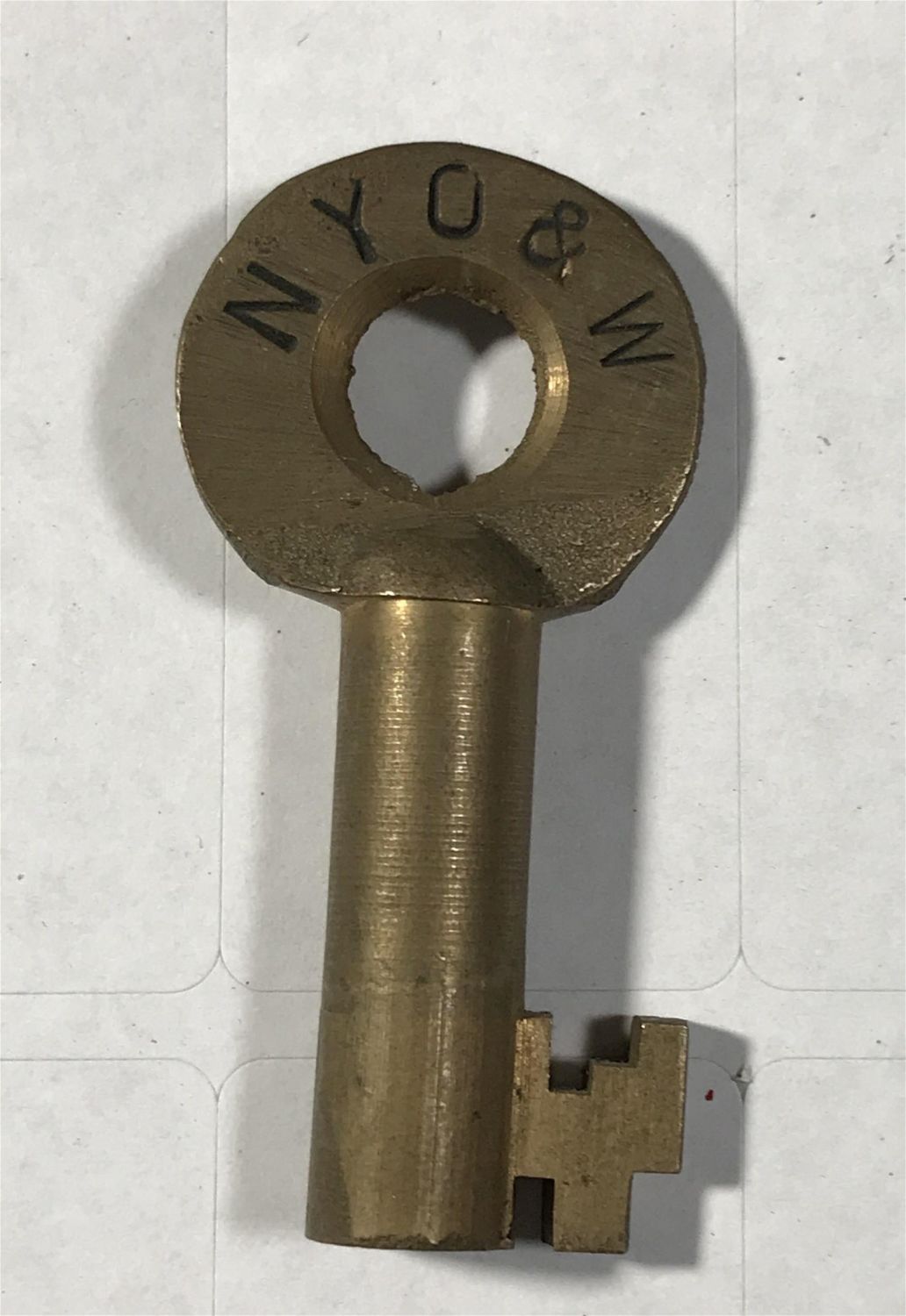 Lot 246 - NYO & W Padlock Key New York, Ontario and Western Railway ...