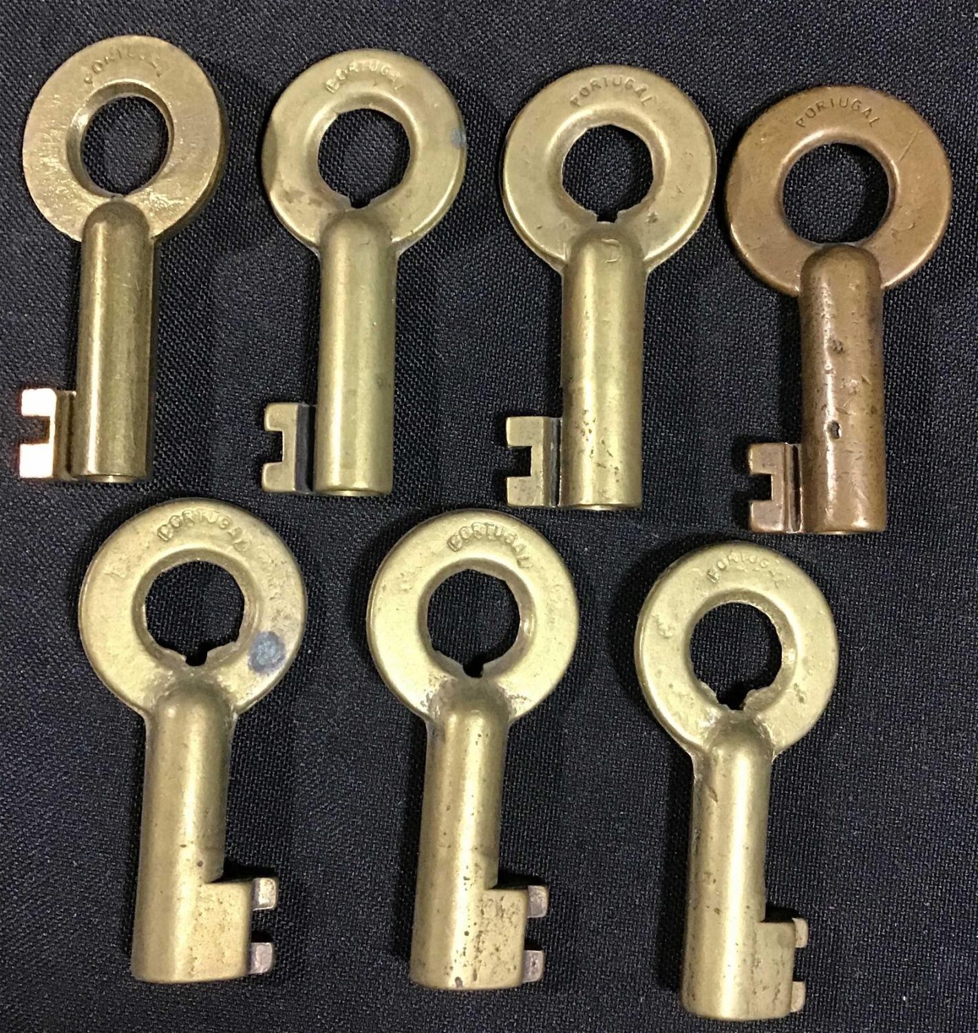 Lot 215 - Portugal Railroad Keys (7) . | The Lodge Auction House