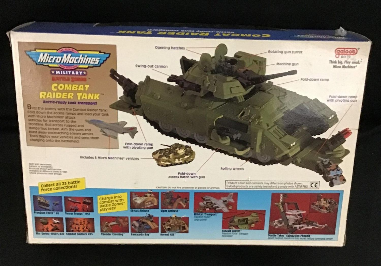 Lot 4 - Micro machines, combat Raider tank | The Lodge Auction House
