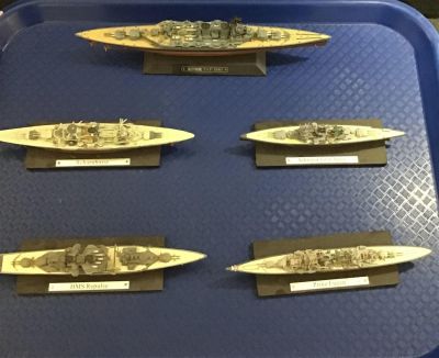 Lot 64 - Five Prize Naval Ships | The Lodge Auction House