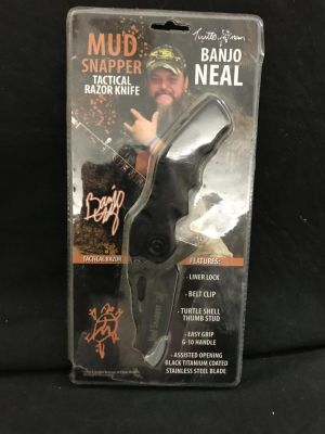 Lot 215 - Team Turtle Banjo Neil Mudd Snapper Tactical Razor | The ...