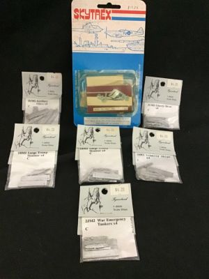 Lot 113 - Skytrex Cannon & Figurehead 1:6000 WW2 US Ships | The Lodge ...