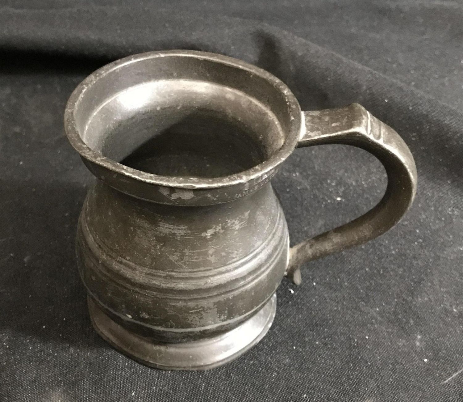 Lot 255 - Pewter Drinking Stein measures 4 inches | The Lodge Auction House