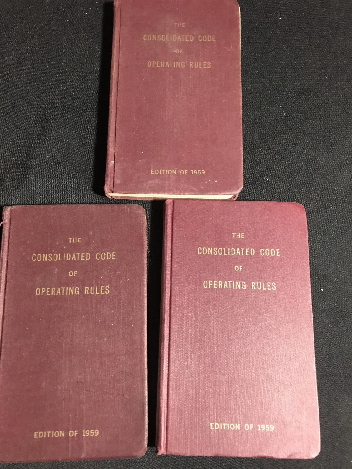 Lot 23 - Consolidated Code of Operating Rules Books (3) rules ...