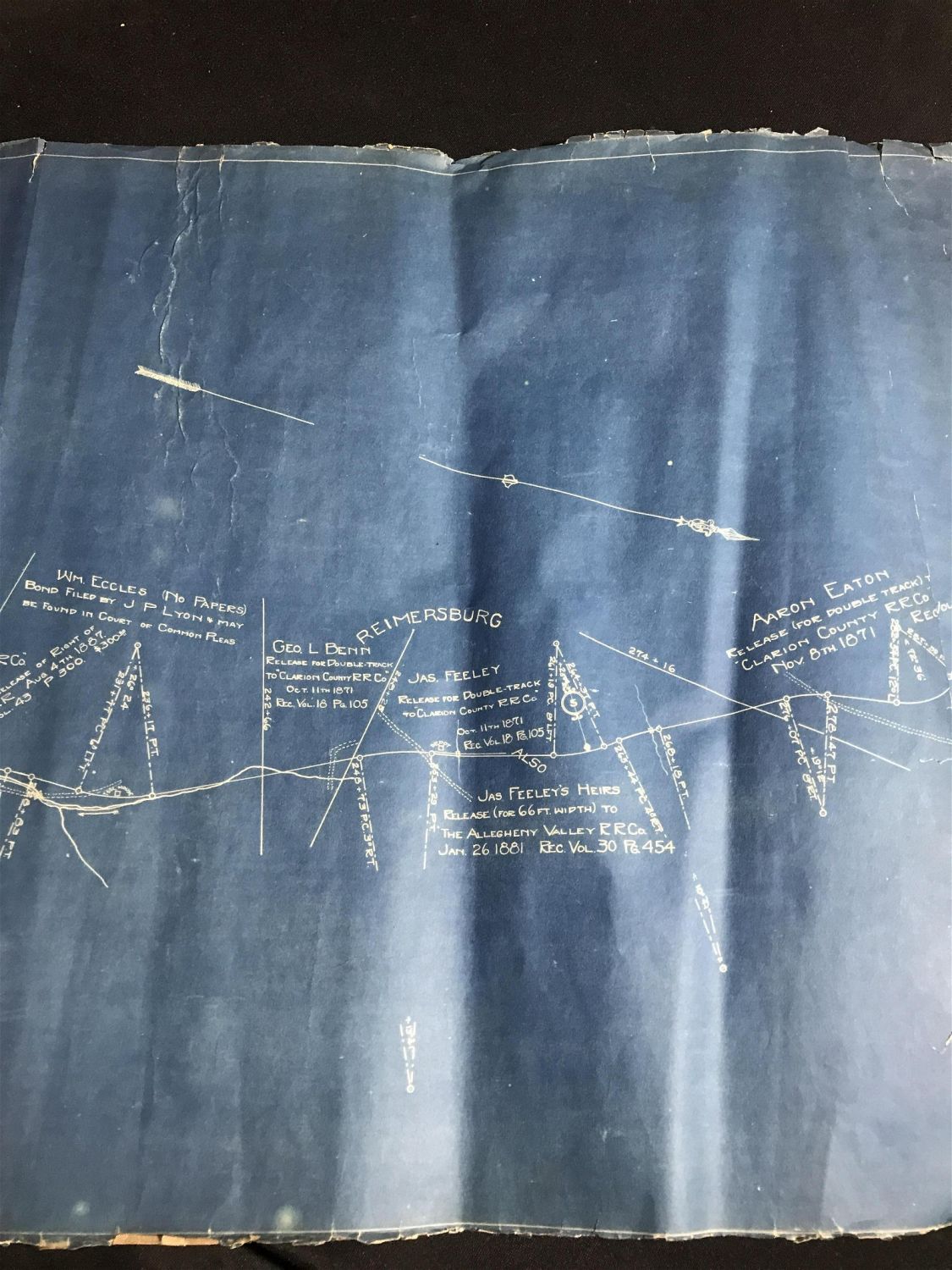 Lot 34 – Early Right of Way Maps – Through Clarion County and ...