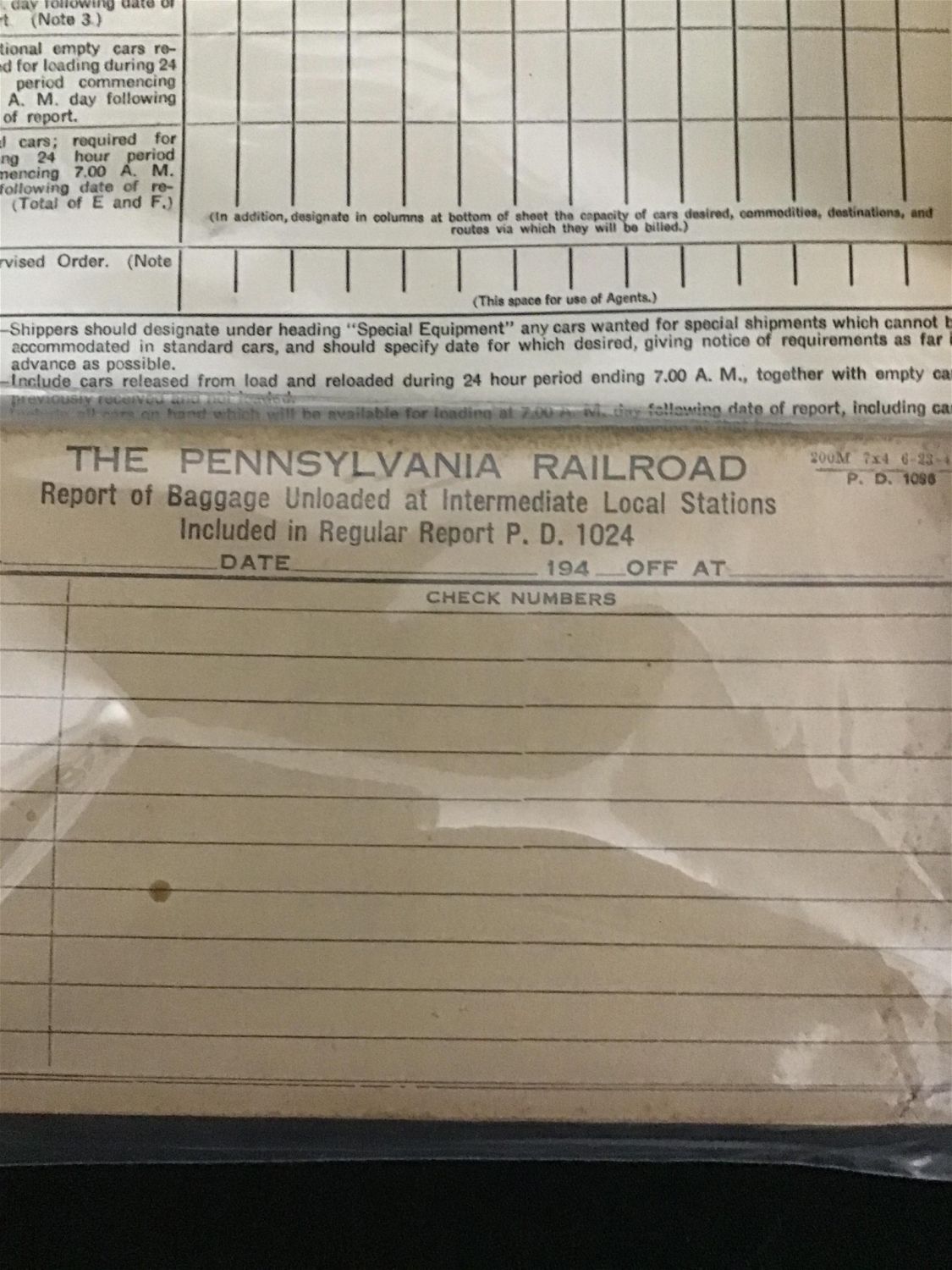 Lot 184 - Pennsylvania Railroad Paperwork Collection . | The Lodge ...