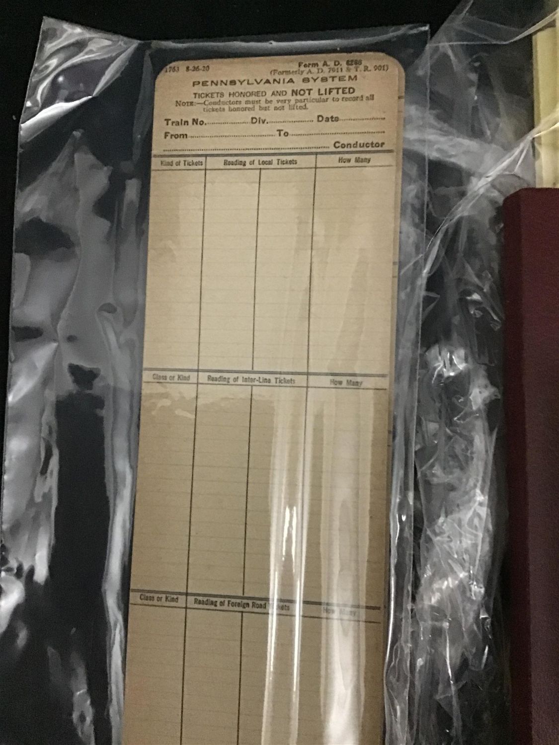 Lot 189 - Pennsylvania Railroad Paperwork Memorabilia . | The Lodge ...