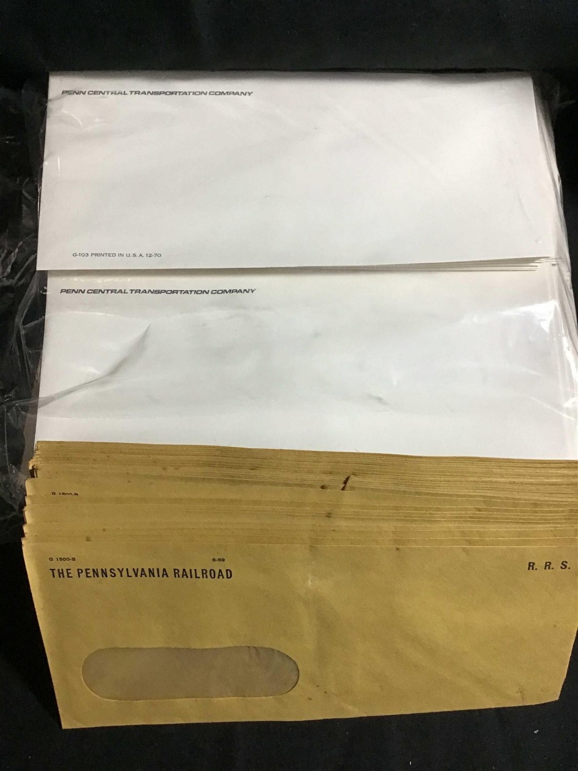 Lot 240 - Penn Central Transportation Company Envelopes Pennsylvania ...