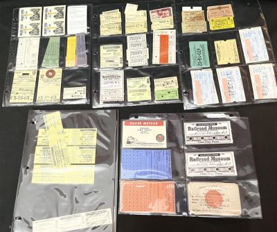 Lot 252 - Railroad Ticket Stubs All aboard! | The Lodge Auction House