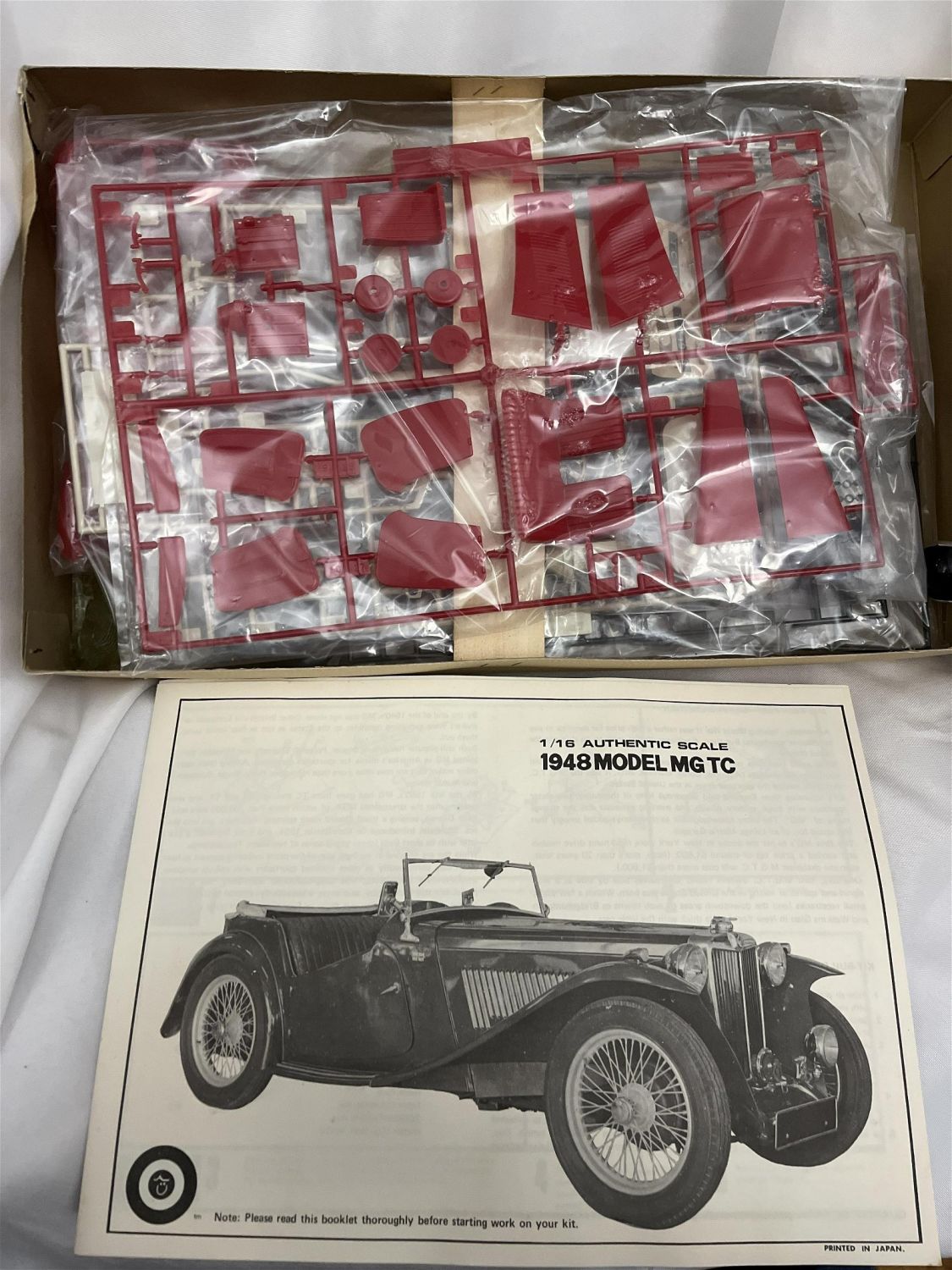 Lot 84 - 1948 Model MG TC model Still in org packaging | The Lodge ...