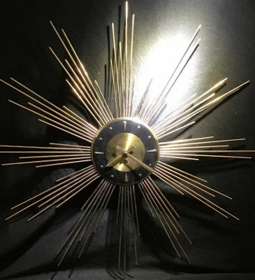 Lot 29 - Retro Welby Starburst Wall Clock | The Lodge Auction House
