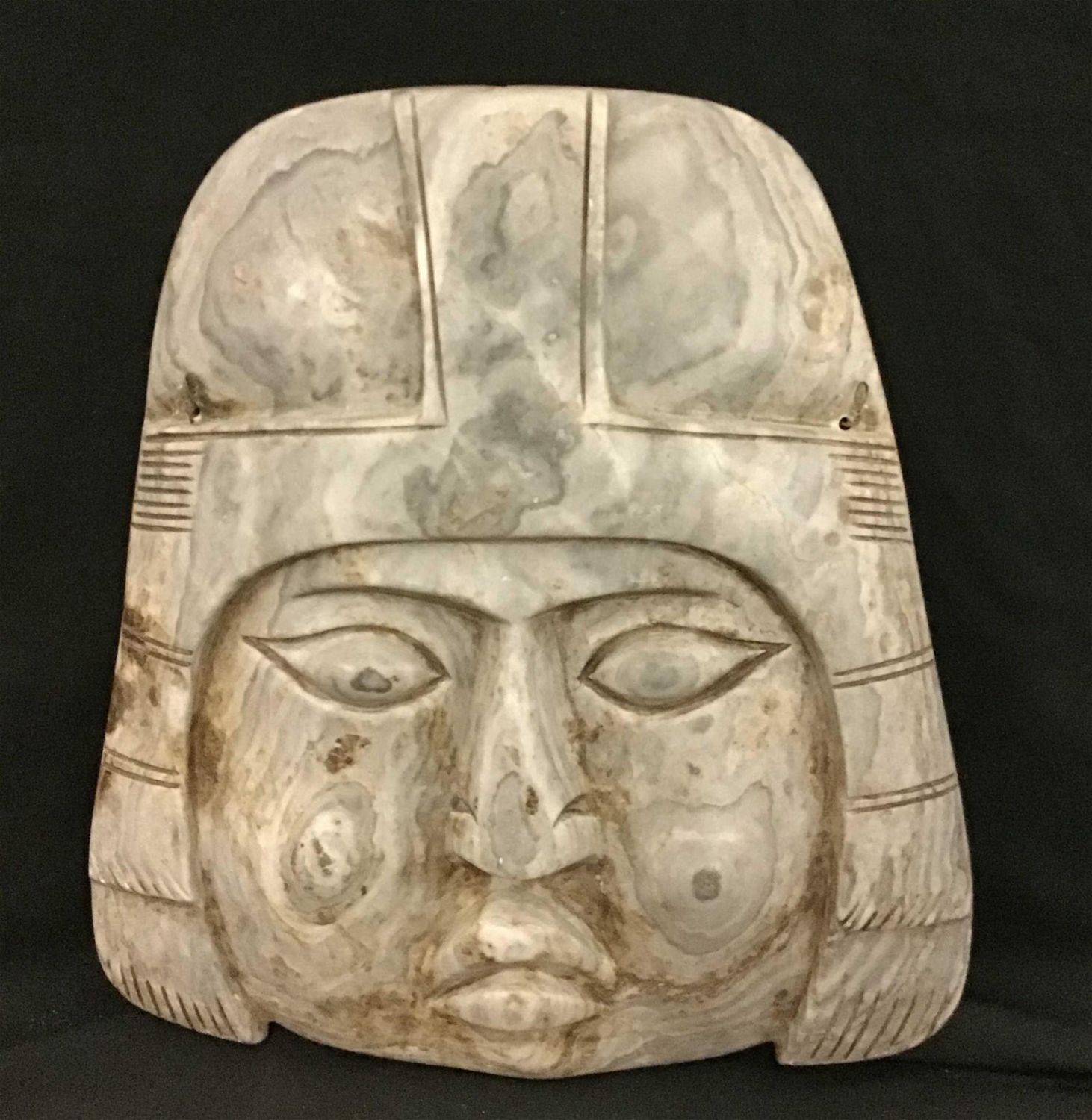 Lot 183 - Original Stone Face Mask | The Lodge Auction House