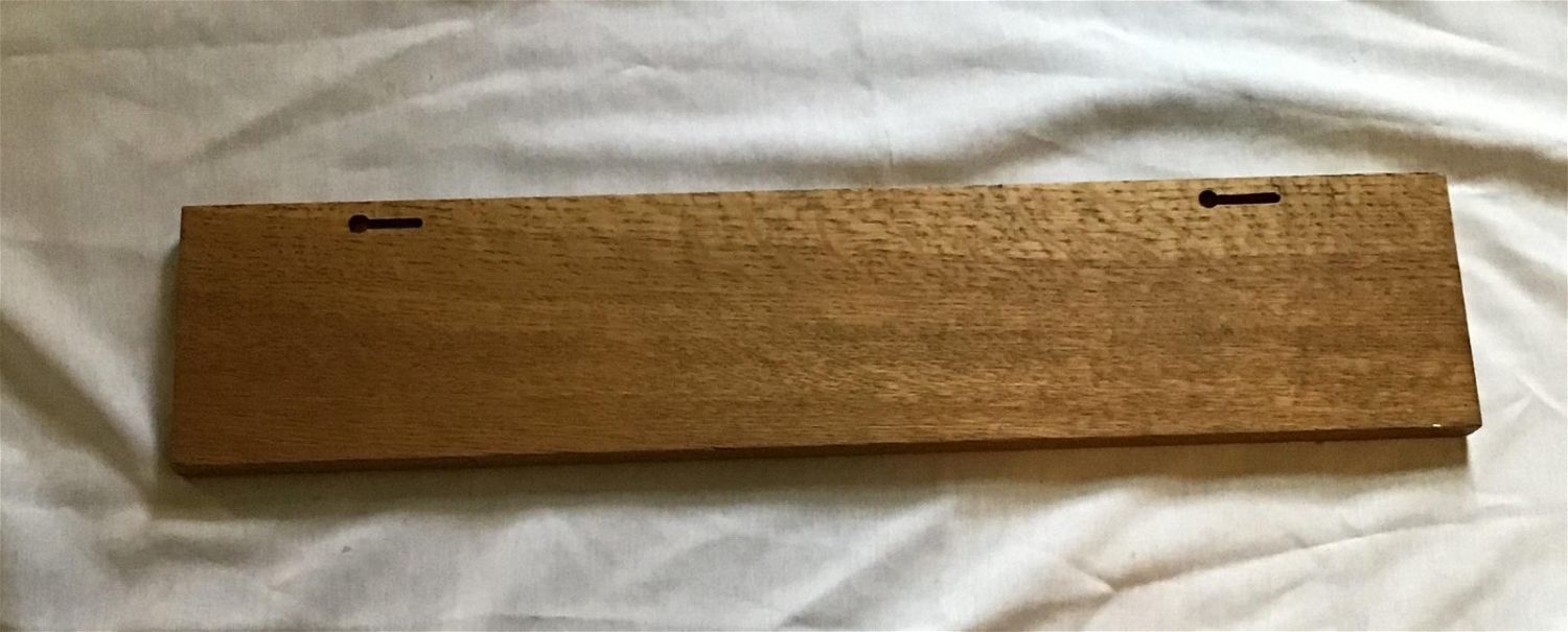 Lot 9 - Roycroft-style "Moderation" Sign | The Lodge Auction House