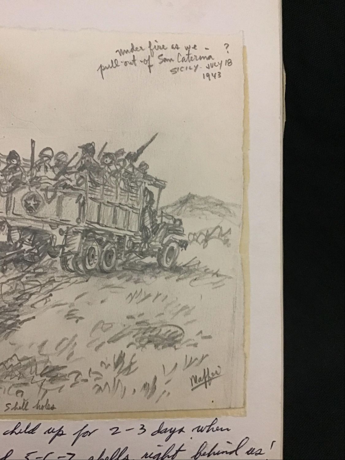 Lot 29 - MAFFEI Drawing: Narrowly Escaping Dropping Shells | The Lodge ...