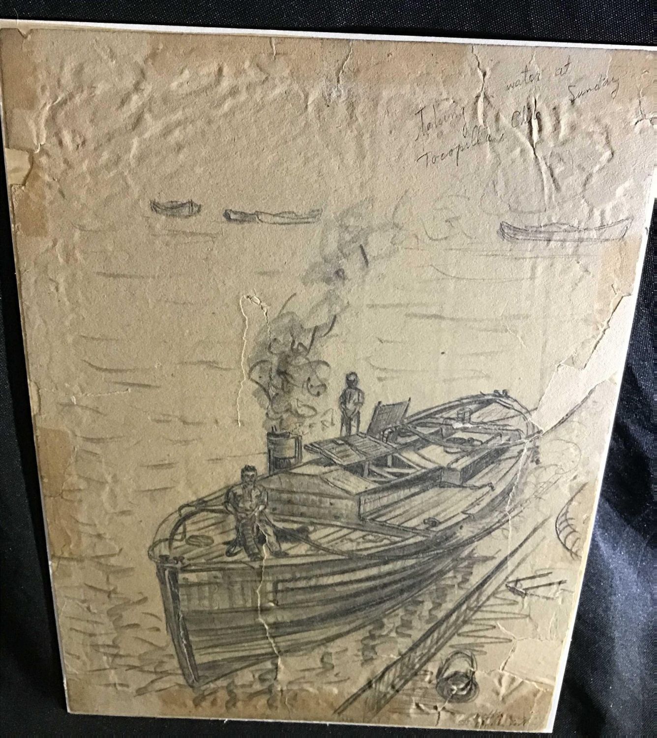 Lot 114 - MAFFEI Sketch of Boat Taking on Water at Tocopilla | The ...
