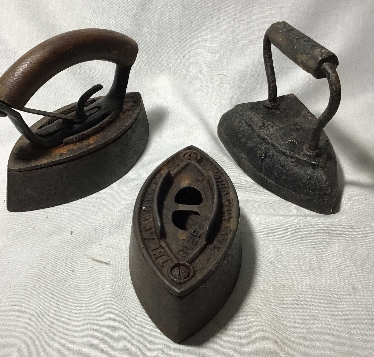 Lot 76 - Vintage Irons (3) | The Lodge Auction House