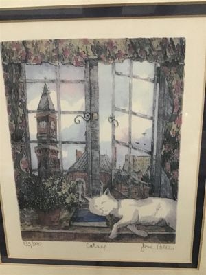 Lot 211 - CATNAP Lithograph signed by Jane Peters | The Lodge Auction House