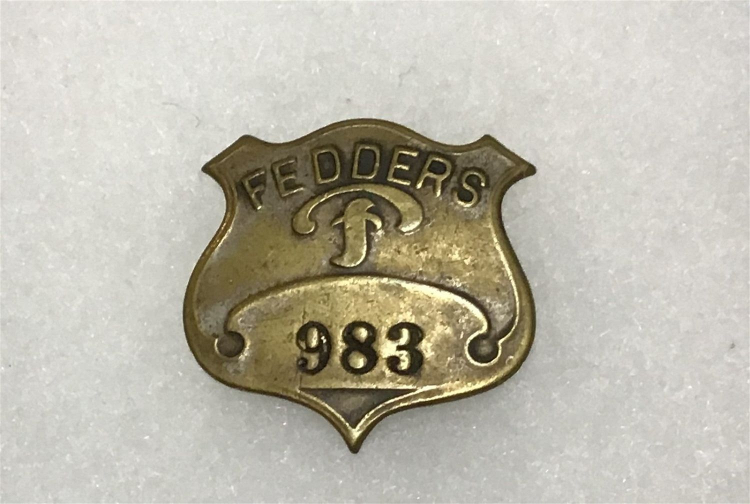 Lot 52 - Fedders Badge | The Lodge Auction House