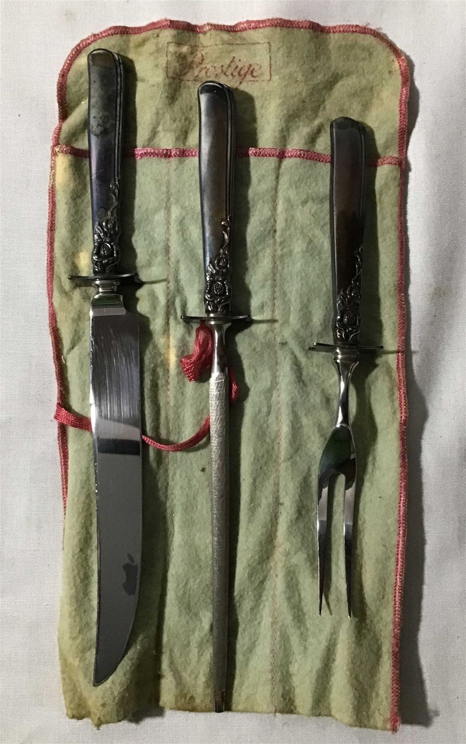 Lot 172 - Prestige Knife, Sharpener & Fork Collection | The Lodge ...